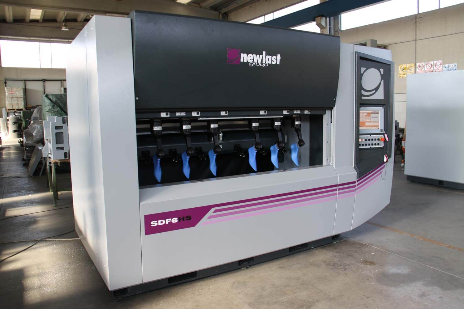 Machine for the complete working of three pair of last – SDF6 HS