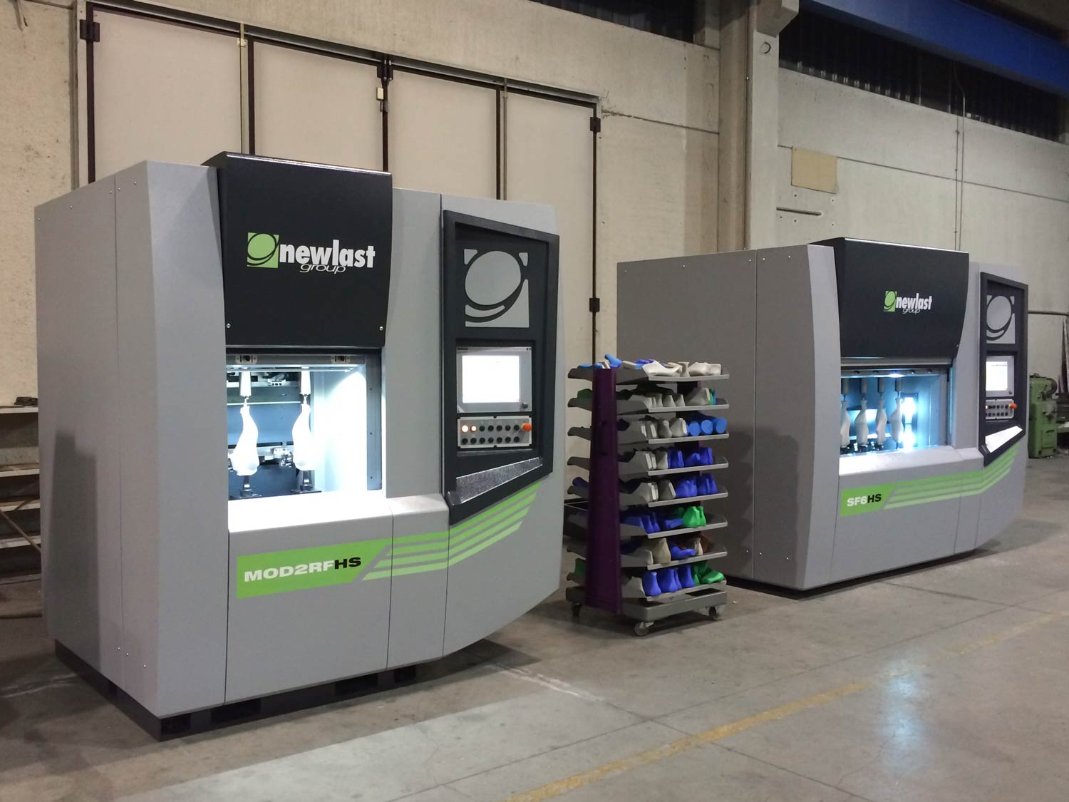 Shoe last machine for one pair of lasts – MOD2RF HS